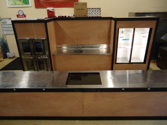 Custom Stage 3 Demo Kitchen - Mobile Kitchen Systems